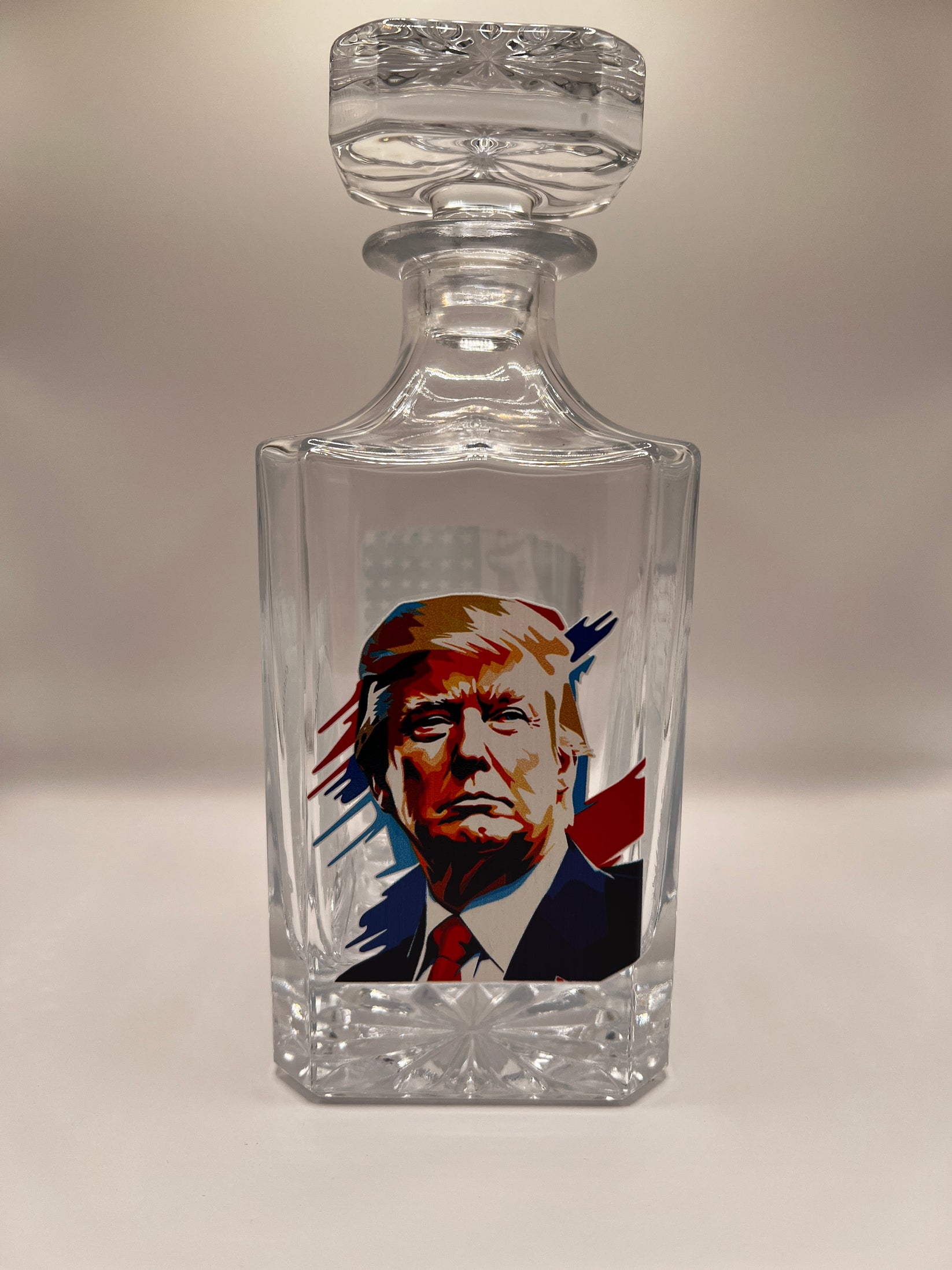 Glass Decanter Set- Donald Trump – ChicagoCustomPrint.com