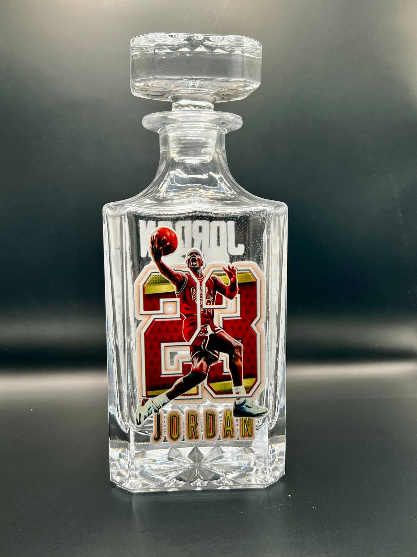 Glass Decanter Set- Michael Jordan edition – ChicagoCustomPrint.com