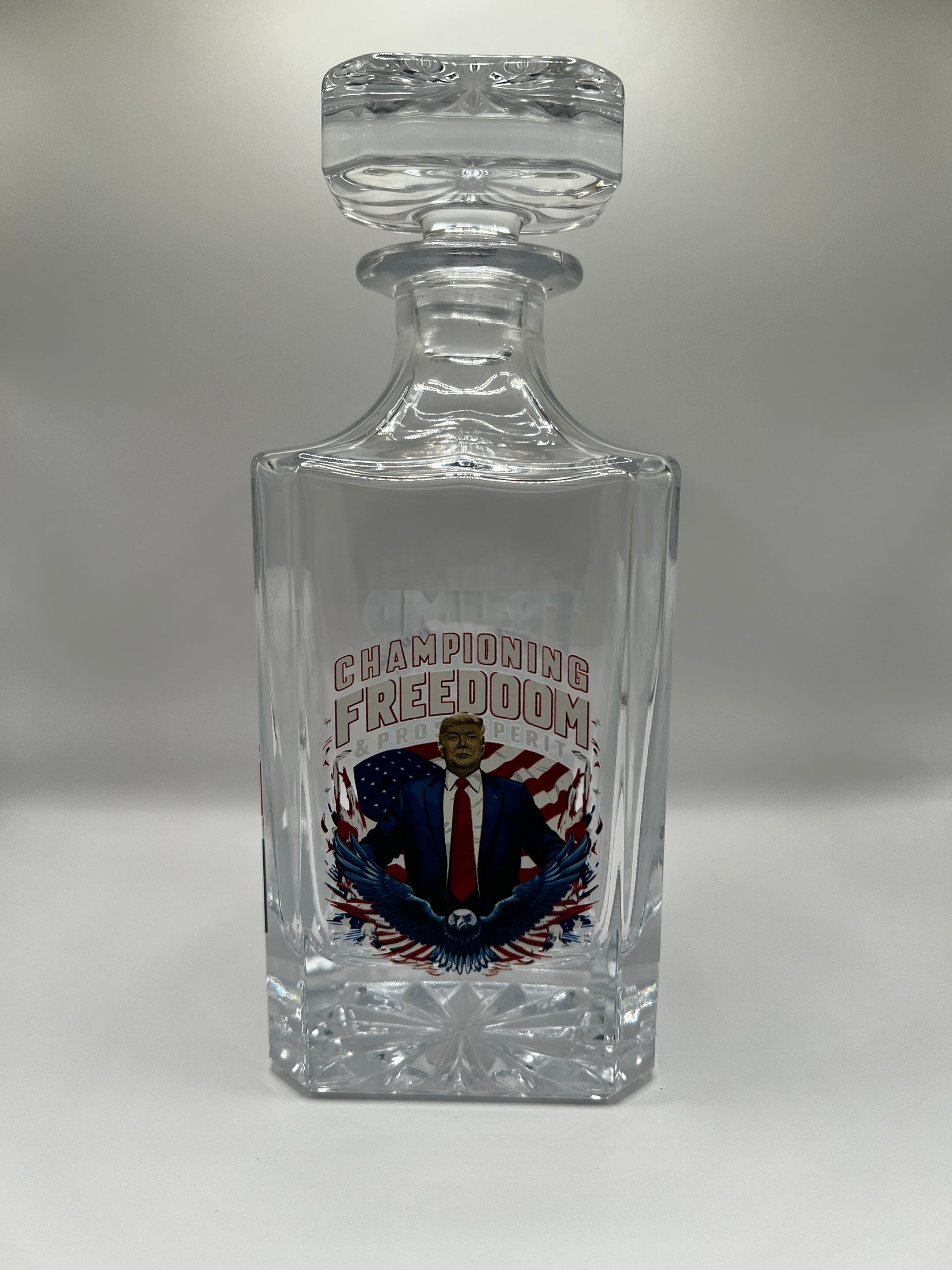 Glass Decanter Set- Donald Trump – ChicagoCustomPrint.com