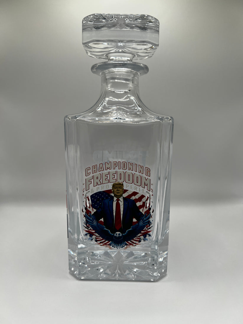 Glass Decanter Set- Donald Trump – ChicagoCustomPrint.com