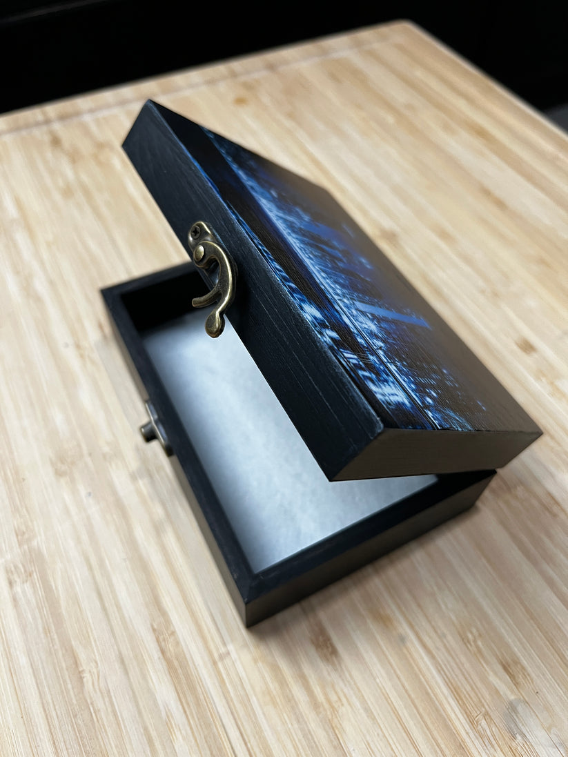 Custom Memory Box- Chicago Skyline – ChicagoCustomPrint.com