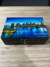 Custom Memory Box- NY City Skyline – ChicagoCustomPrint.com