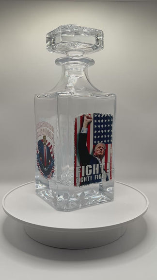 Glass Decanter Set- Donald Trump – ChicagoCustomPrint.com